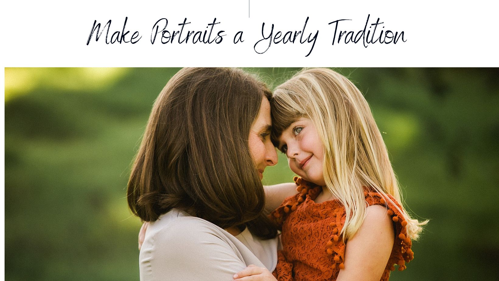 Make Family Portraits a Yearly Tradition - Nightingale Photography ...